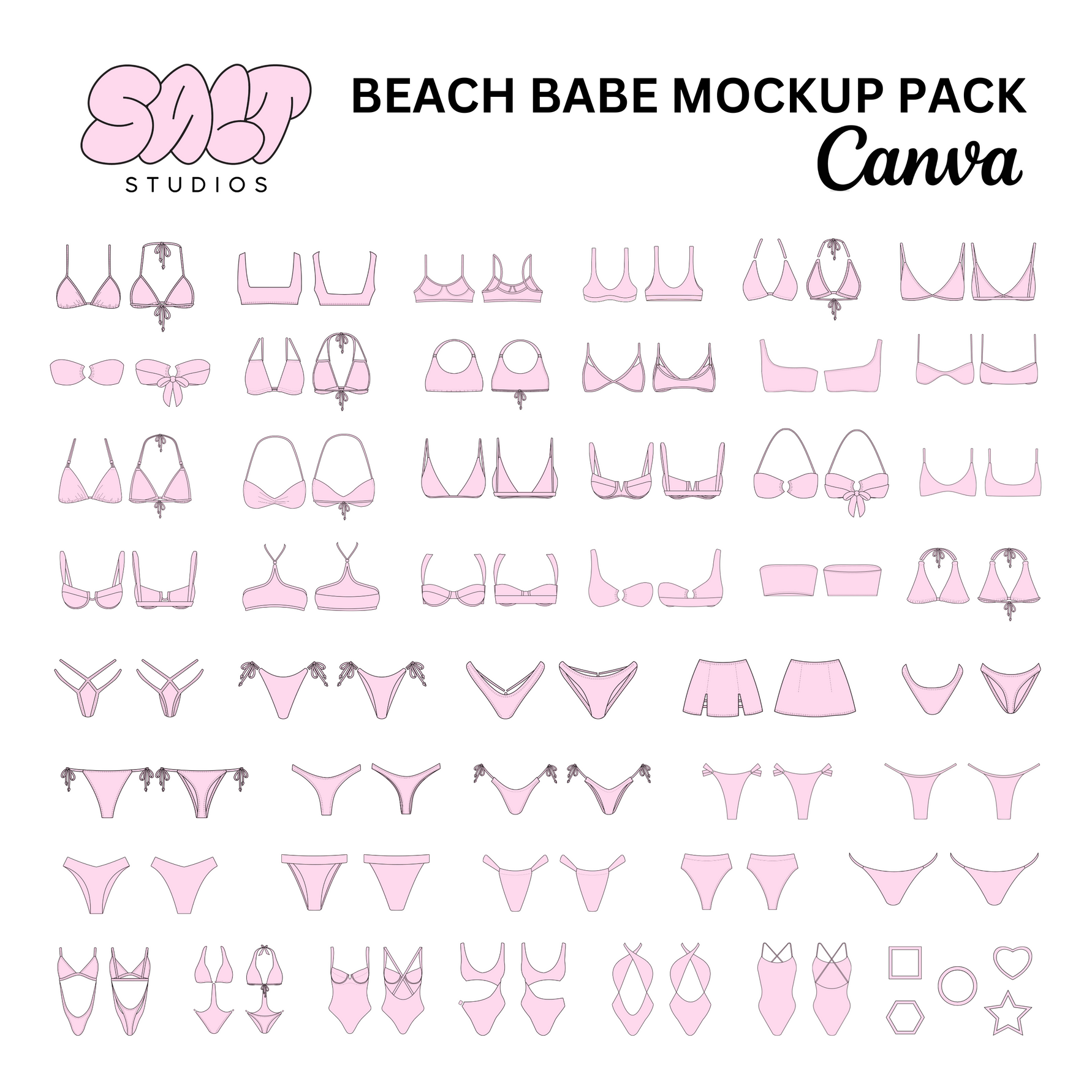 Salt Studios Beach Babe Mockup Pack